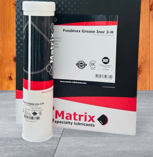 Foodmax Grease Inor 3-H là loại mỡ không độc, dùng cho tiếp xúc trực ...
